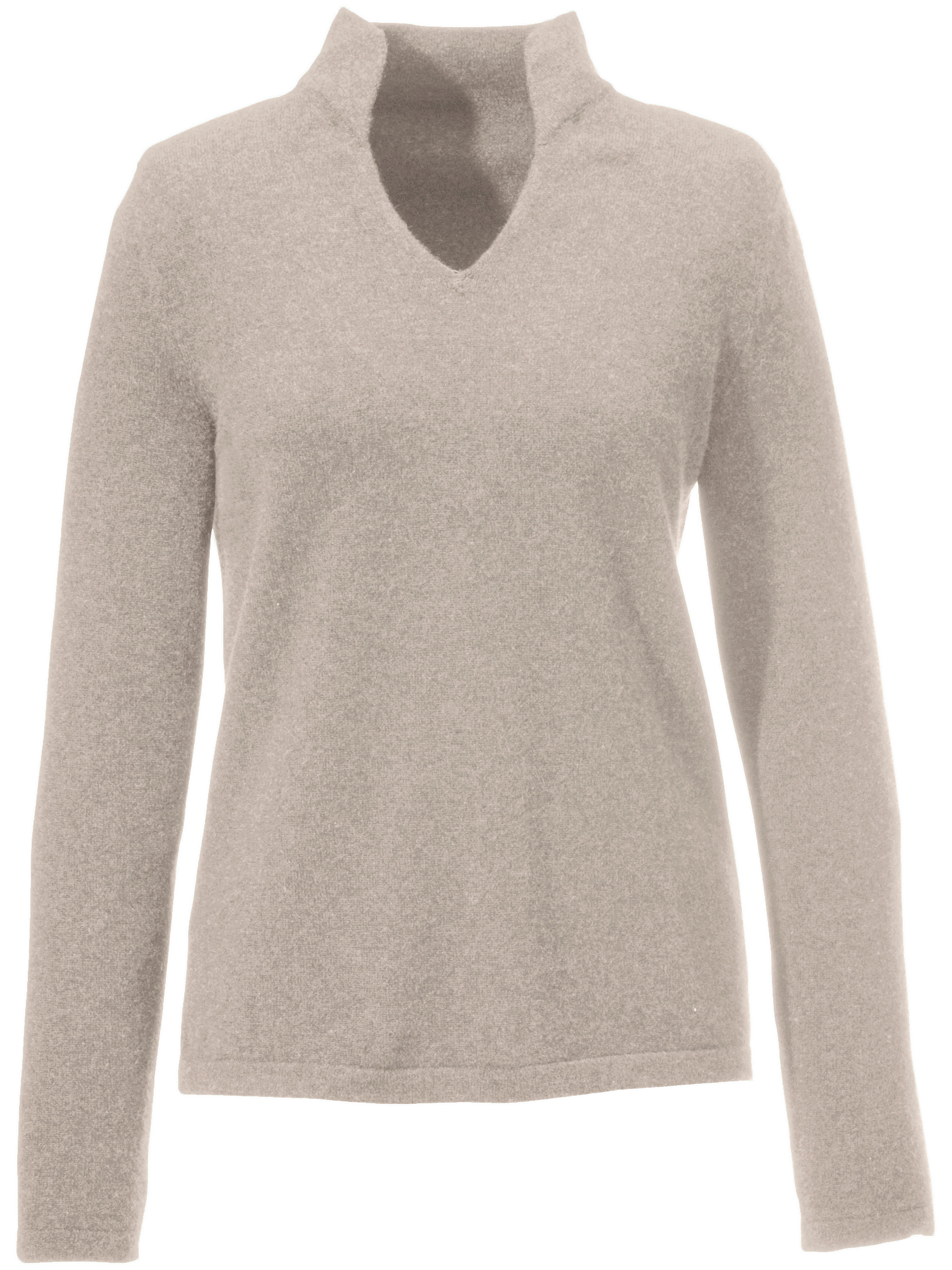 Peter Hahn Cashmere - Pullover in 100% cashmere – Vivien - light taupe ...